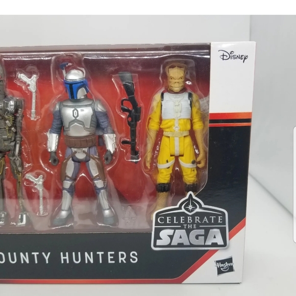 Disney | Toys | Star Wars Bounty Hunters 5 Pack Hasbro 375 Hasbro Boba ...